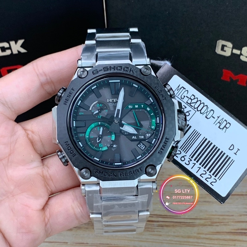 ASIA SET 100%AUTHENTIC CASIO G-SHOCK MTG-B2000XD-1A eaturing a monocoque case of carbon ...