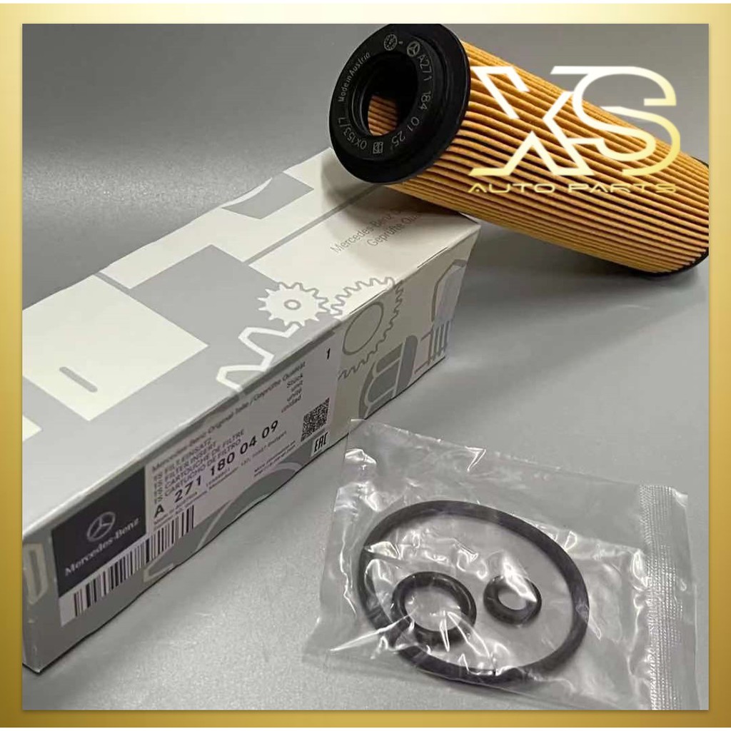 (100%GENUINE)-OIL FILTER MERCEDES BENZ W204 W211 C180 C200 C230 ...