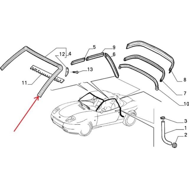BMW E90 FRONT WINDSCREEN RUBBER MOULDING WEATHERSTRIP DEPAN CERMIN BESR ...