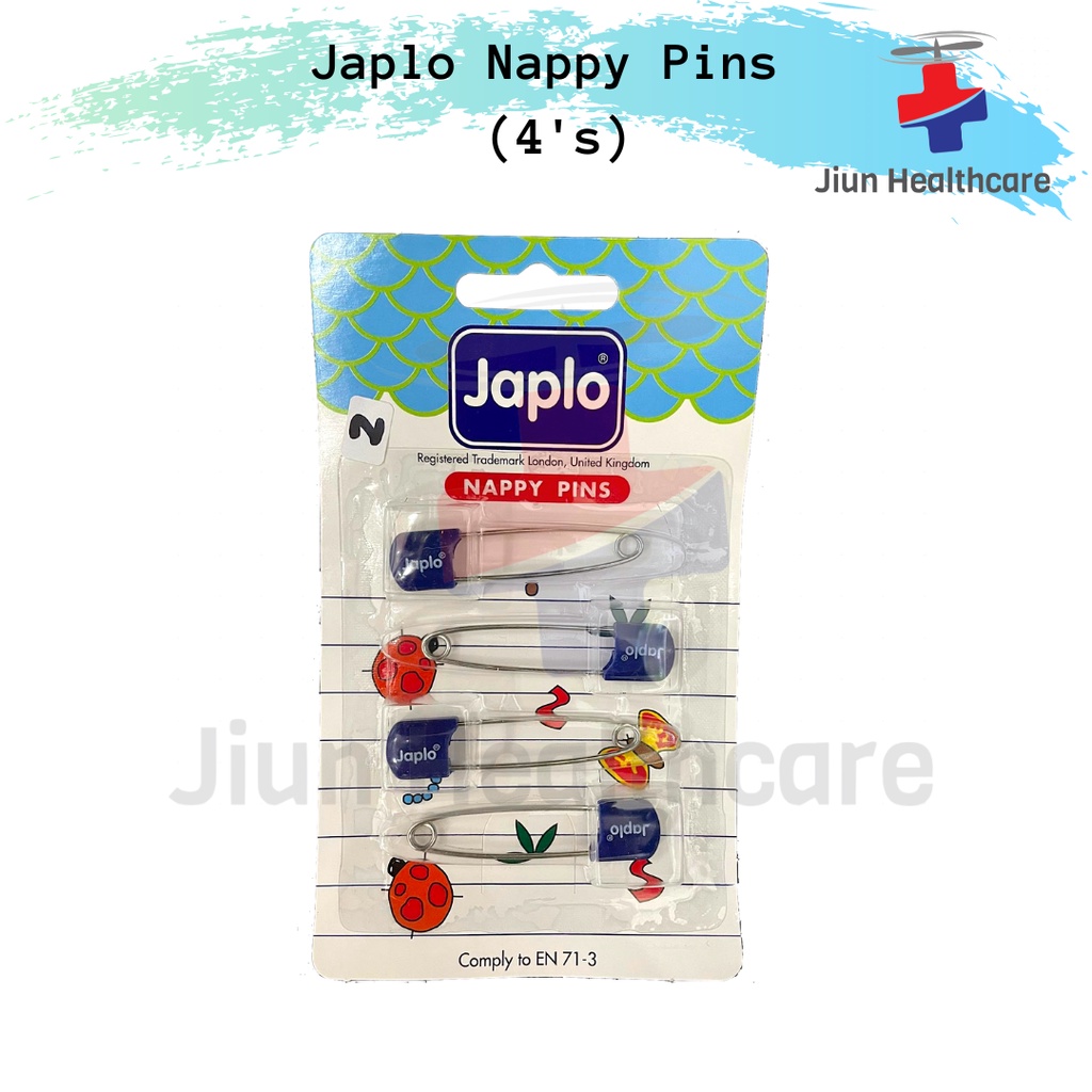 Japlo Nappy Pins (4pieces) Assorted Colour | Shopee Malaysia