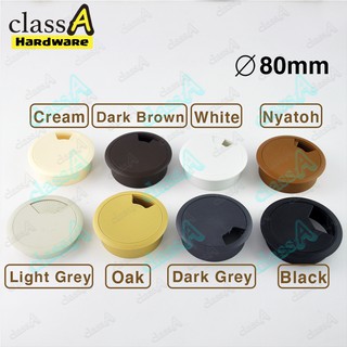 ClassAHW Plastic Cover Wire Cable End Cap Computer Round Desk Grommet ...