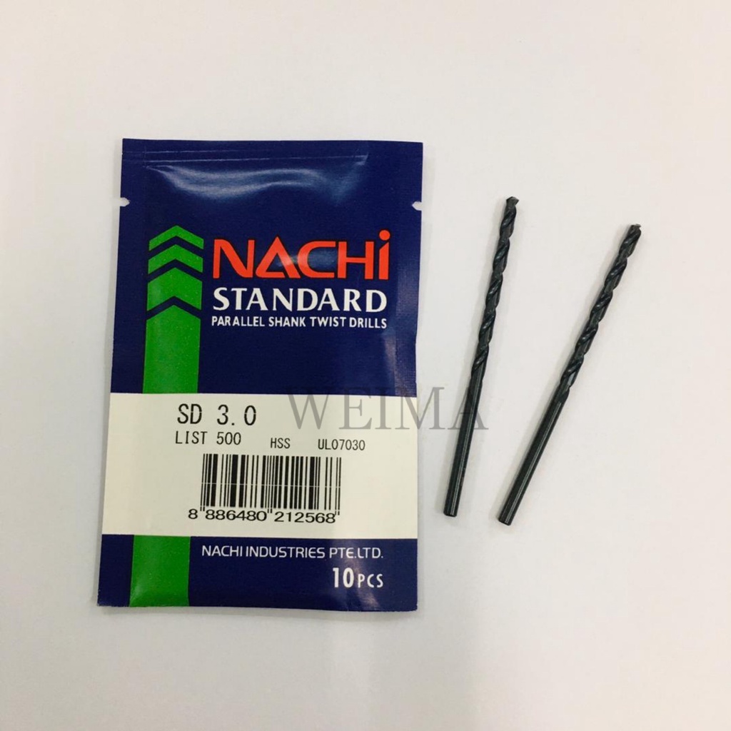 [100% Original] NACHI HSS STANDARD PARALLEL SHANK TWIST DRILL / HSS ...