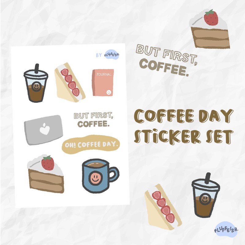 Coffee DAY Sticker Set | Shopee Malaysia