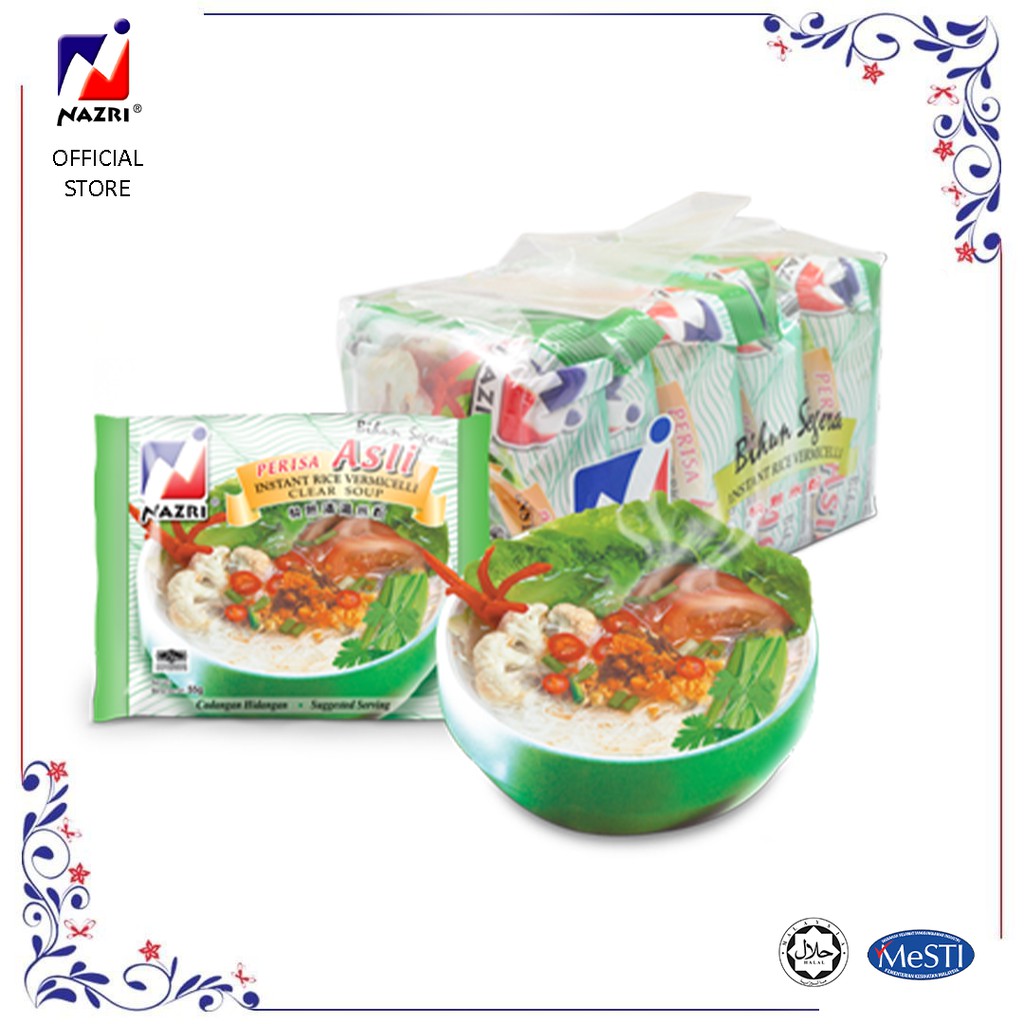 NAZRI Bihun Segera Pelbagai Perisa (5pcs)/NAZRI Instant Rice Vermicelli ...