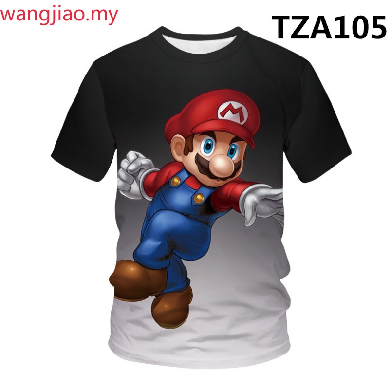 BEST OFFER!! Super Mario T-shirt men and women T Shirts Graphic short ...