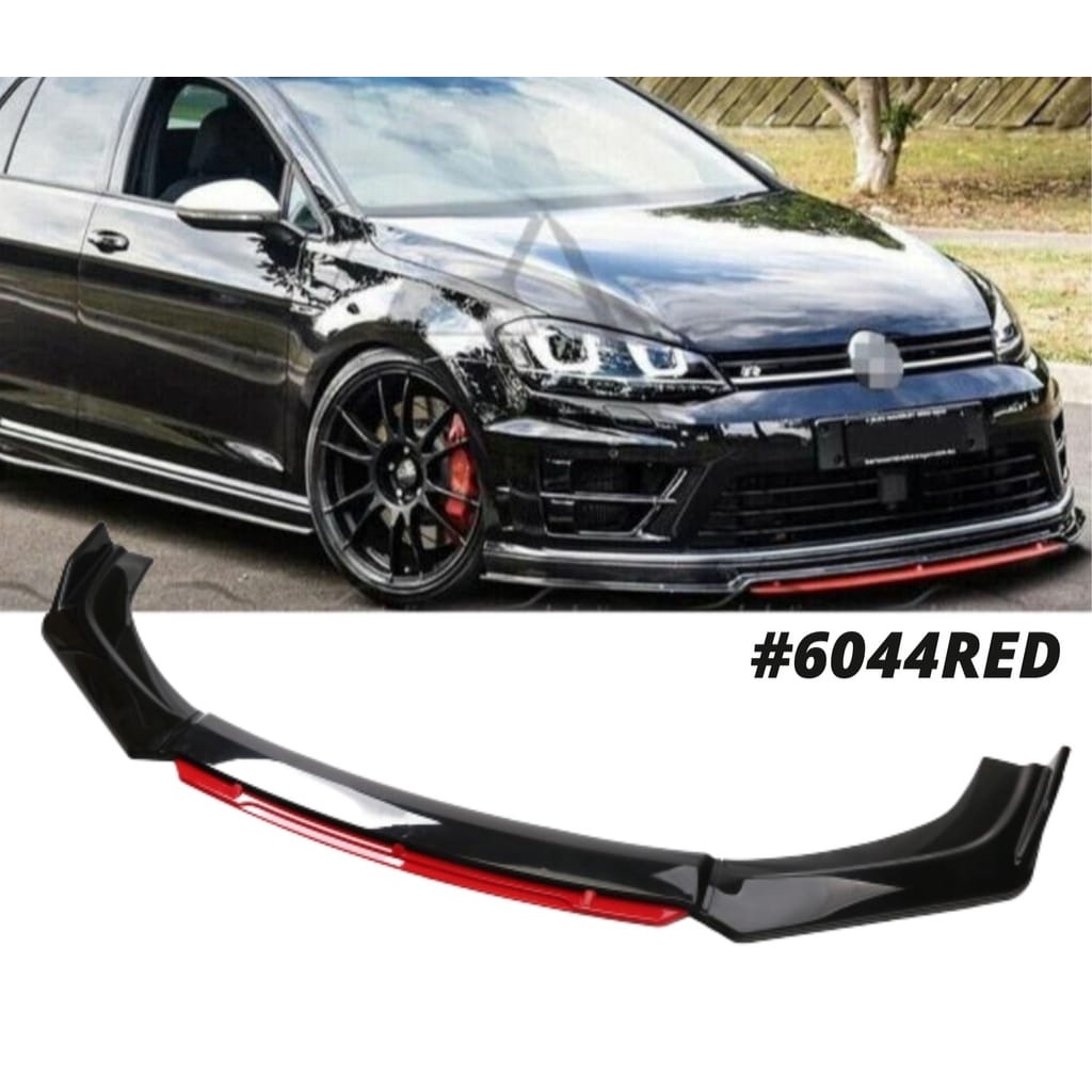 New Design 4Pcs Universal Car Front Bumper Lip Spoiler Splitter Body ...