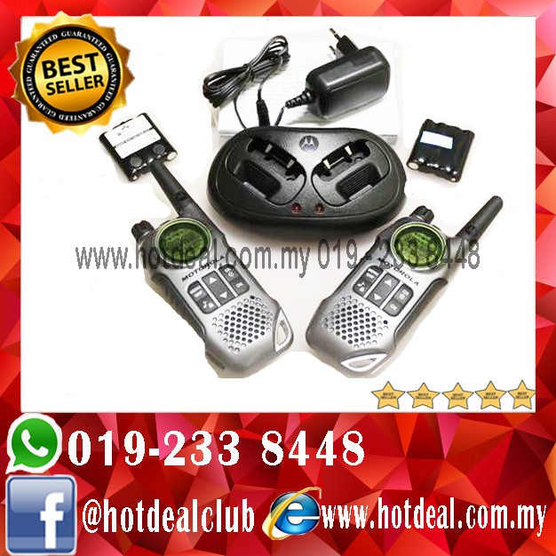 Walkie Talkie Motorola tlkr T8 (SIRIM approval) | Shopee Malaysia