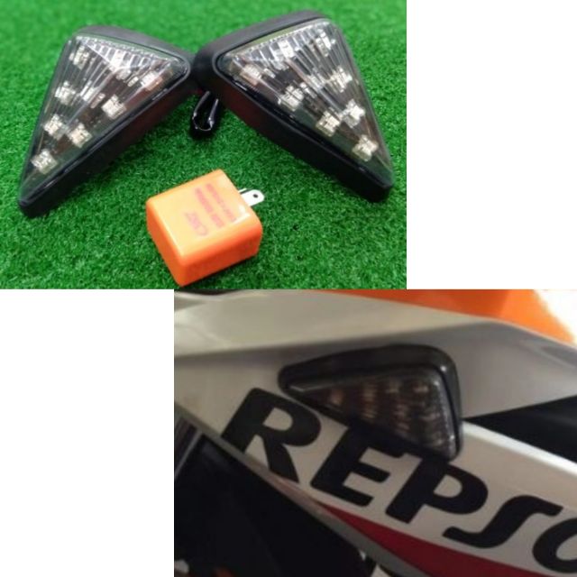 🔥🔥Smoke triangle flush mount 🔥🔥Led turn signal blinker turn car light ...