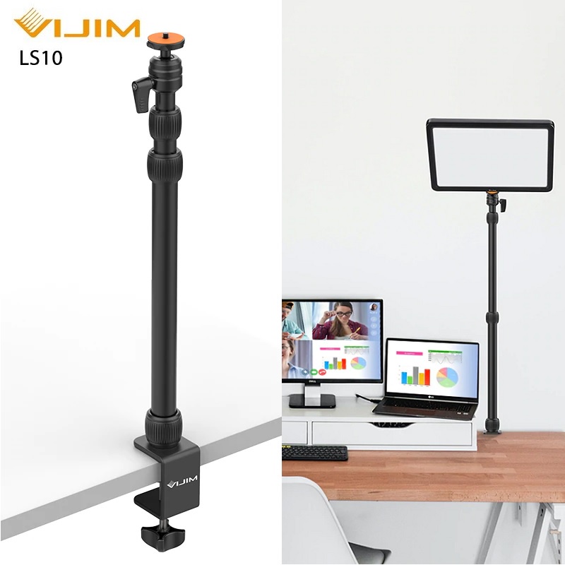 ULANZI VIJIM LS10 360 Desk Table Clamp Selfie Stick Camera Light Mount ...
