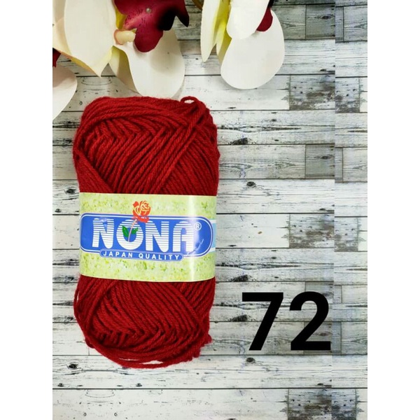 [Ready Stock] Benang Kait NONA M / Knitting Yarn NONA M 40gm / NONA M ...