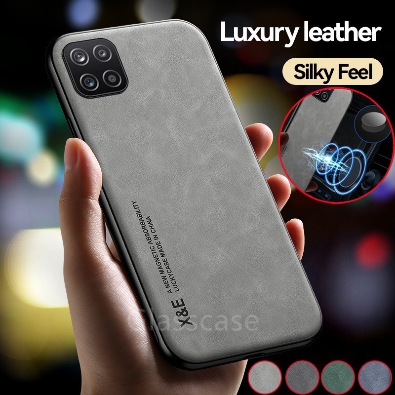 For Samsung Galaxy A22 A12 A55 M32 A51 A71 4G 5G Luxury Leather Phone Case Fashion Couple ...