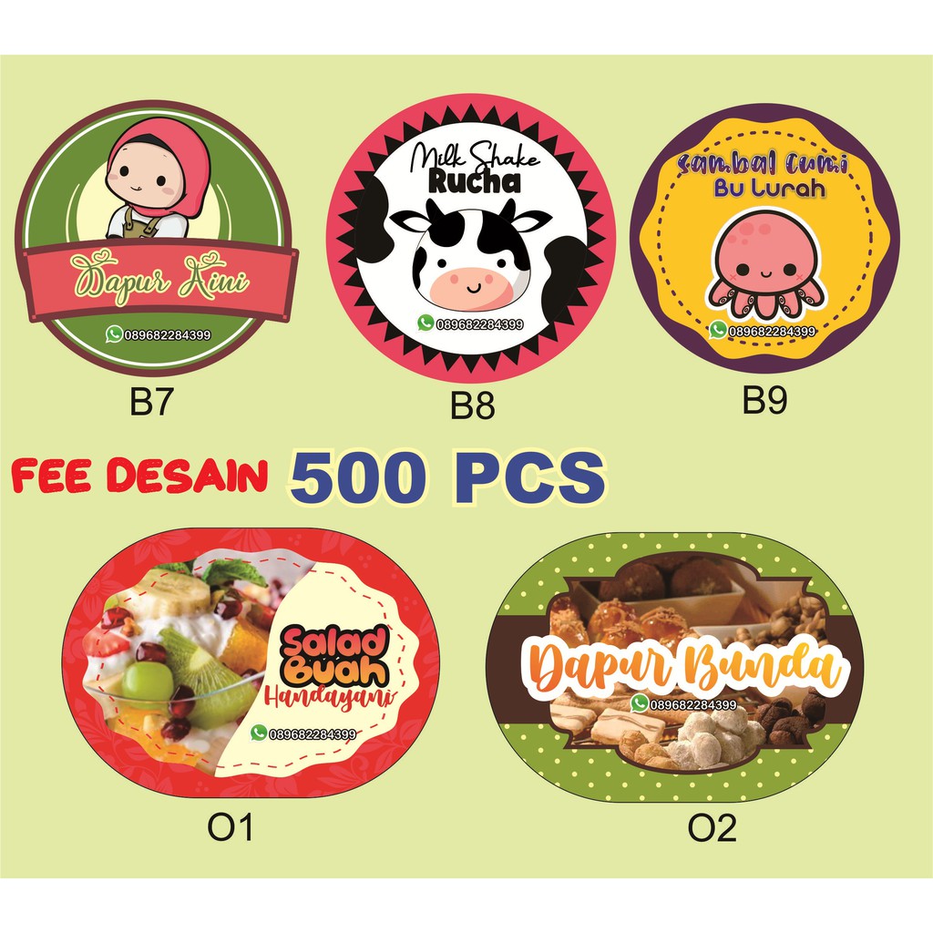 Custom Stickers 500pcs Packaging Labels CUTTING BONTAX/VINYL ...