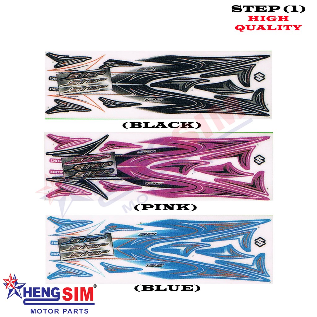 STEP (1) STICKER BODY STRIPE SUZUKI | Shopee Malaysia