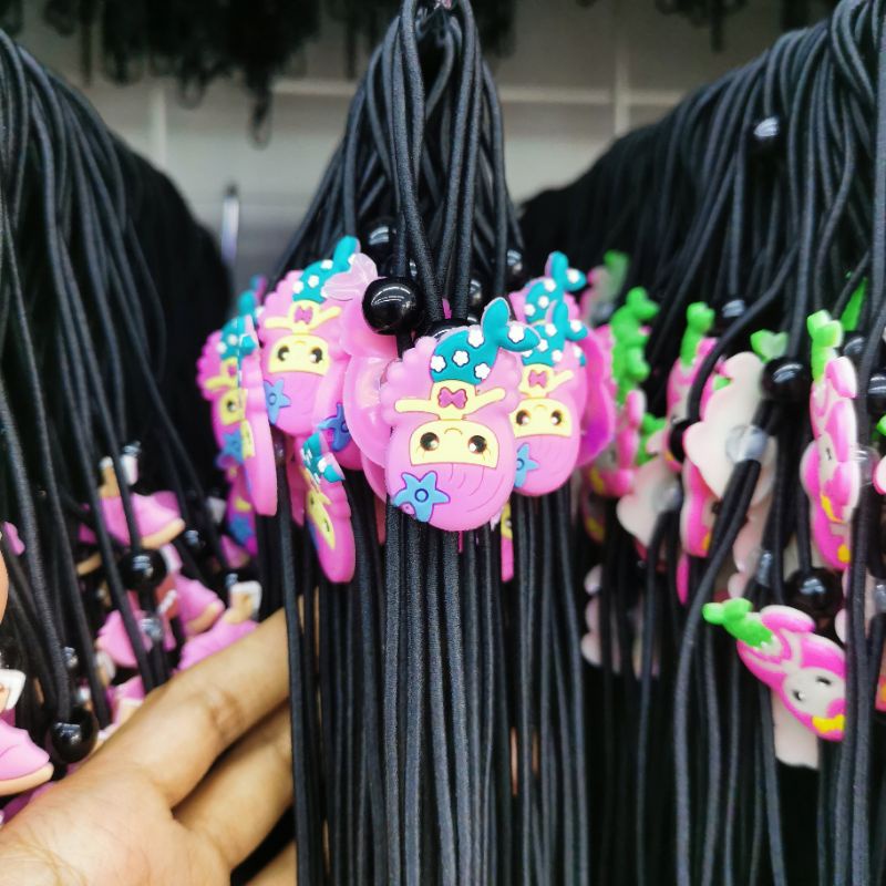 Kid Cartoon Mask Chain Princess Unicorn Superhero Spiderman mask chain ...