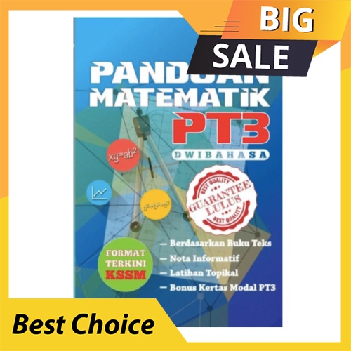 Best Seller [ Local Ready Stocks ] Panduan Matematik PT3 Dwibahasa Buku ...