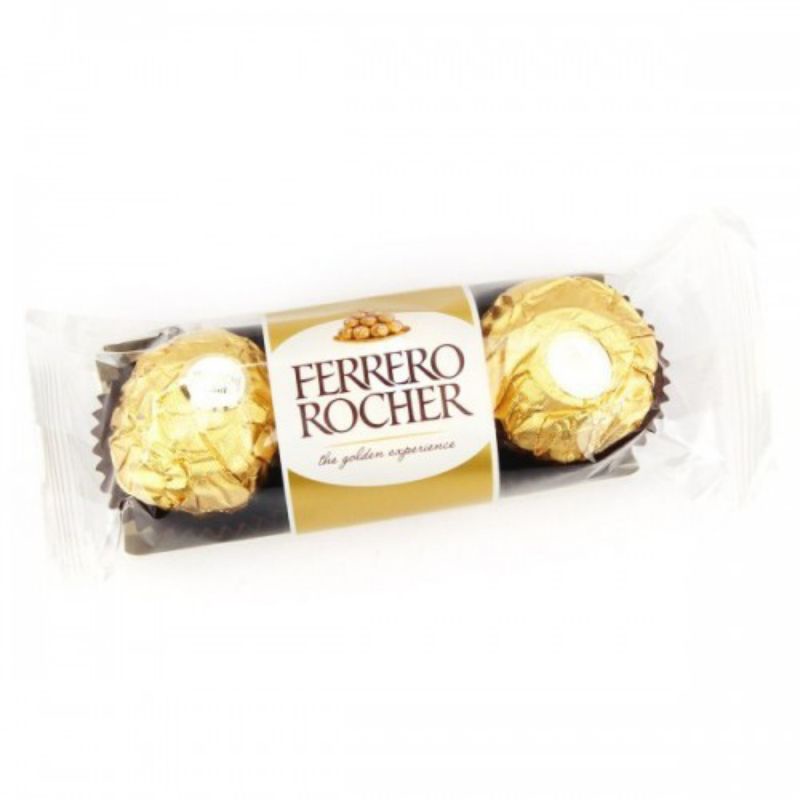 Ferrero Rocher Chocolate 3pcs🍫 | Shopee Malaysia