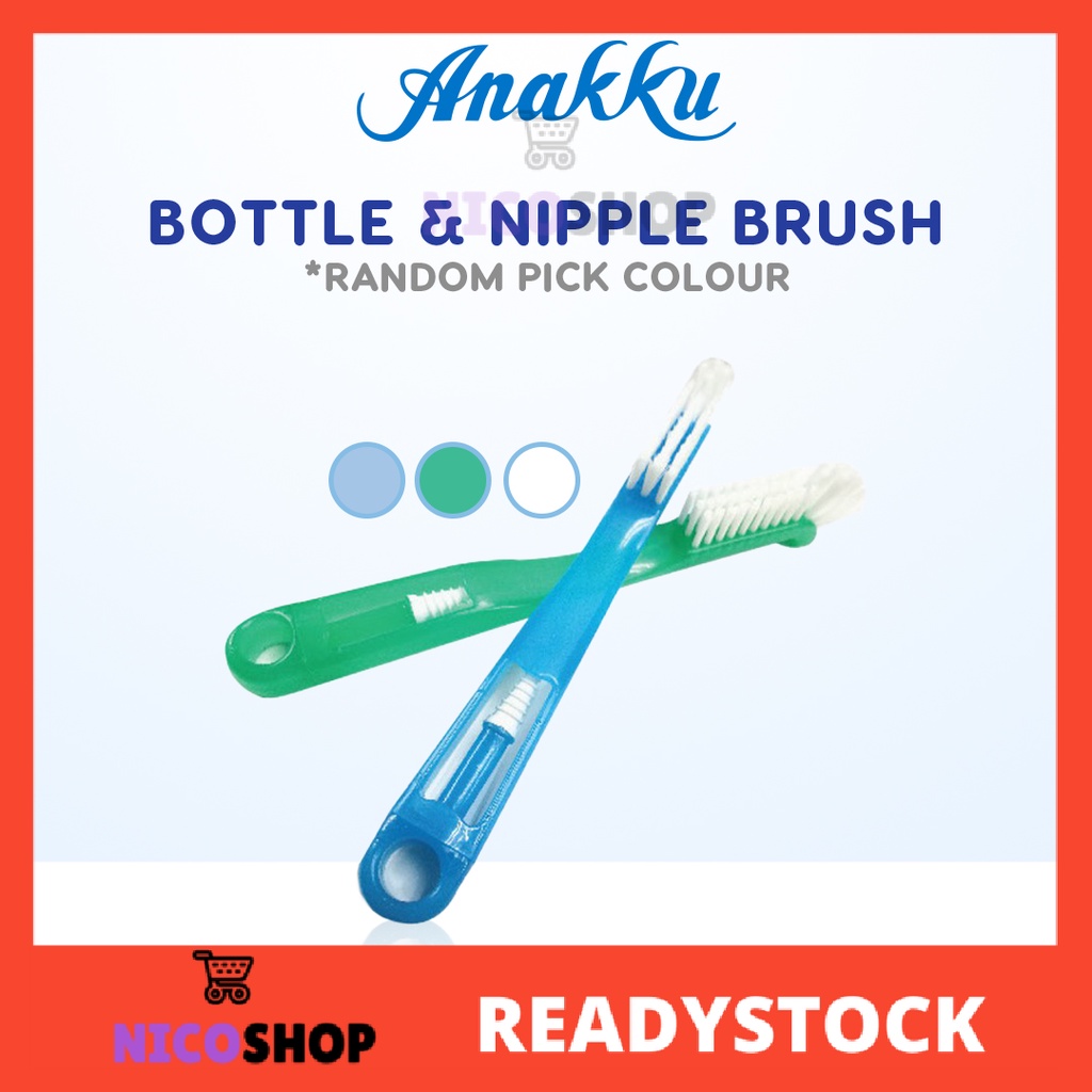 Berus Botol Susu Cuci Puting Milk Bottle Nipple Brush Cleaning Baby ...