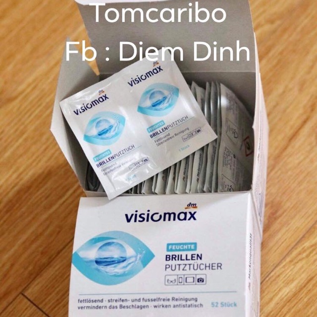 Glass and phone screen cleaning paper - new model Visiomax | Shopee ...