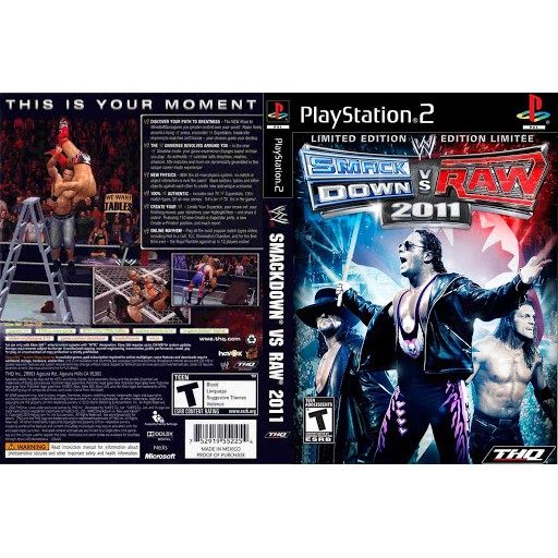 Ps2 Games Collection WWE SMACKDOWN VS RAW 2011 | Shopee Malaysia