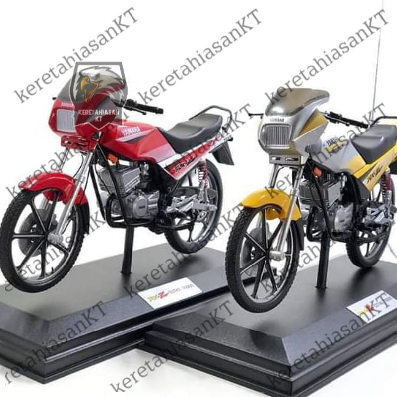 replika motor super cub 1:12 scale dan yamaha rxz | Shopee Malaysia