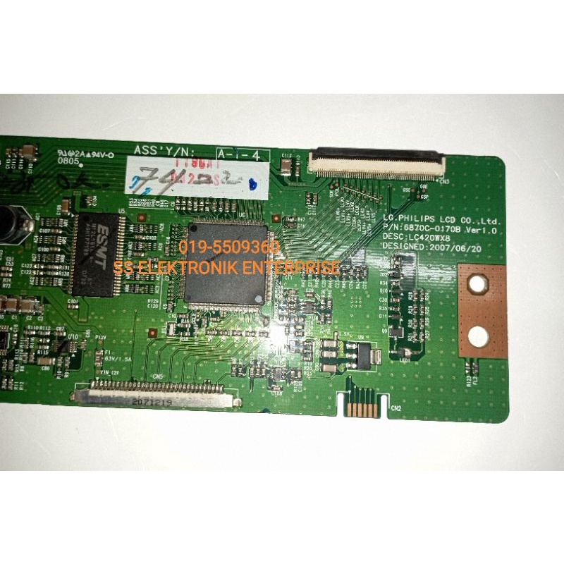 LG 42LC7R7S/6870C-0170B/TCON/BOARD | Shopee Malaysia