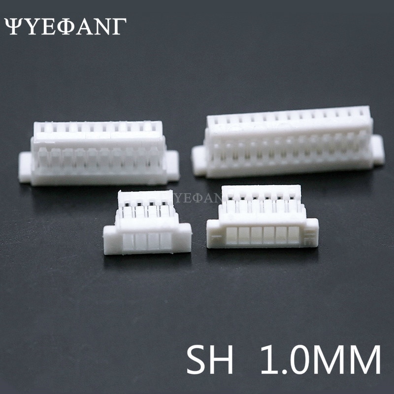50PCS JST SH1.0 Connector 1.0mm Pitch Housing Wire to Board 2P 3P 4P 5P 6P 7P 8P 9P 10P | Shopee ...