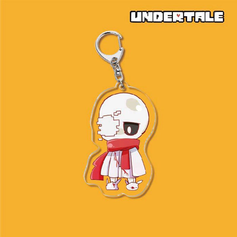 KUHONG Undertale Keychain Men Cartoon Frisk Sans Keychains Woman ...