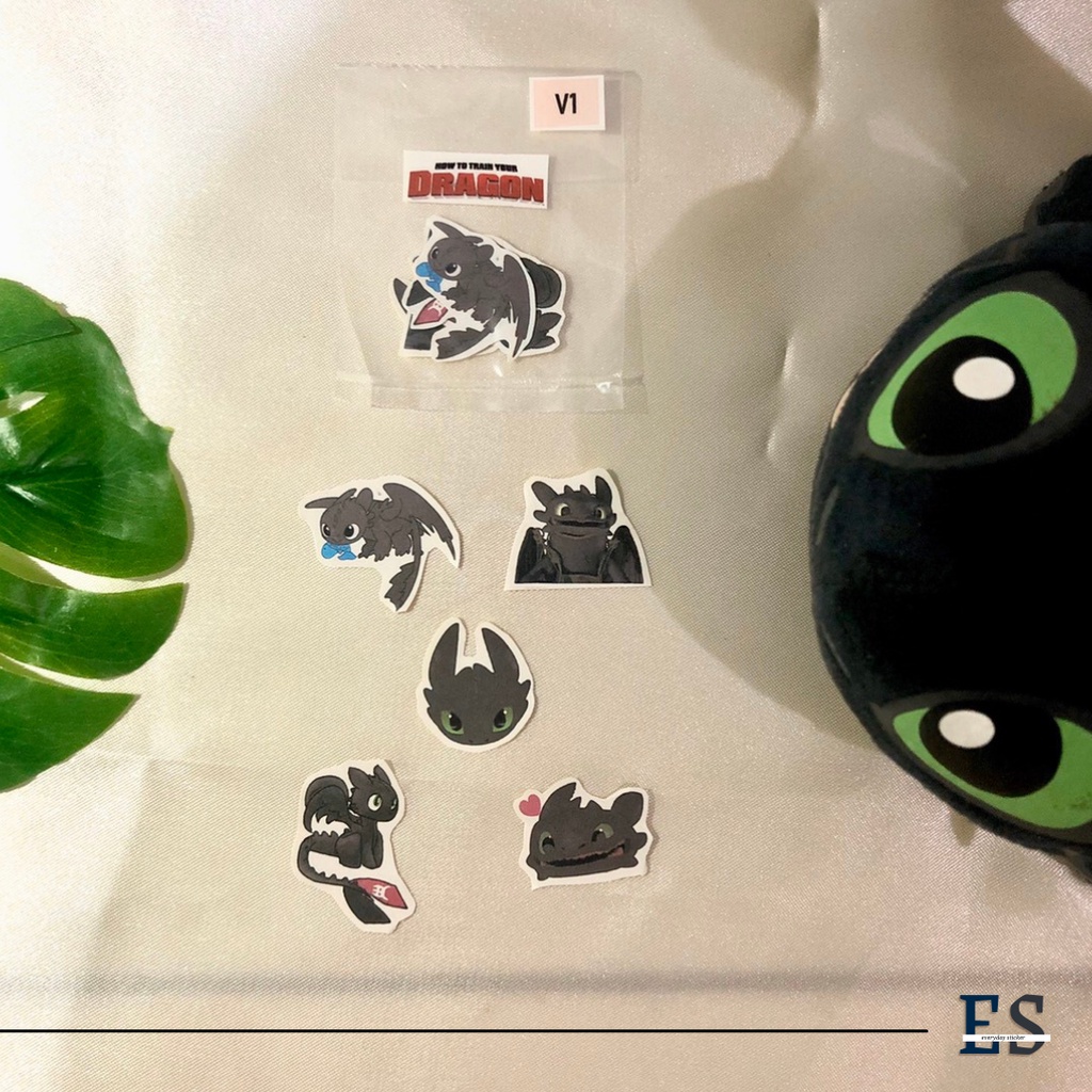 Dragon Toothless Stickers | Disney Stickers | Die Cut Stickers ...