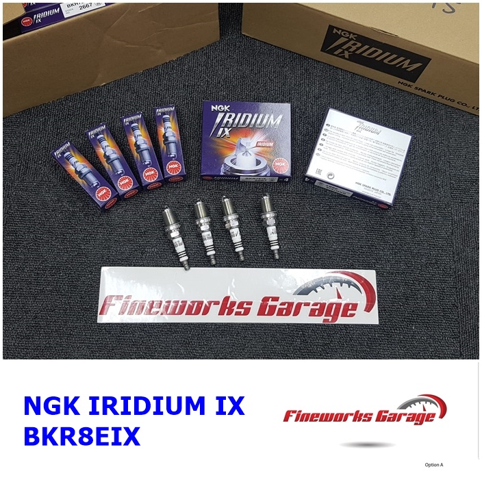 NGK BKR8EIX IRIDIUM IX SPARK PLUG SETS 4 PCS 100% GENUINE ORIGINAL (NGK ...