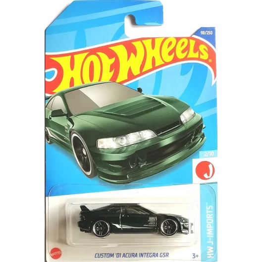 Hot Wheels Custom '01 Acura Integra GSR #98/250 2022 Green Color ...