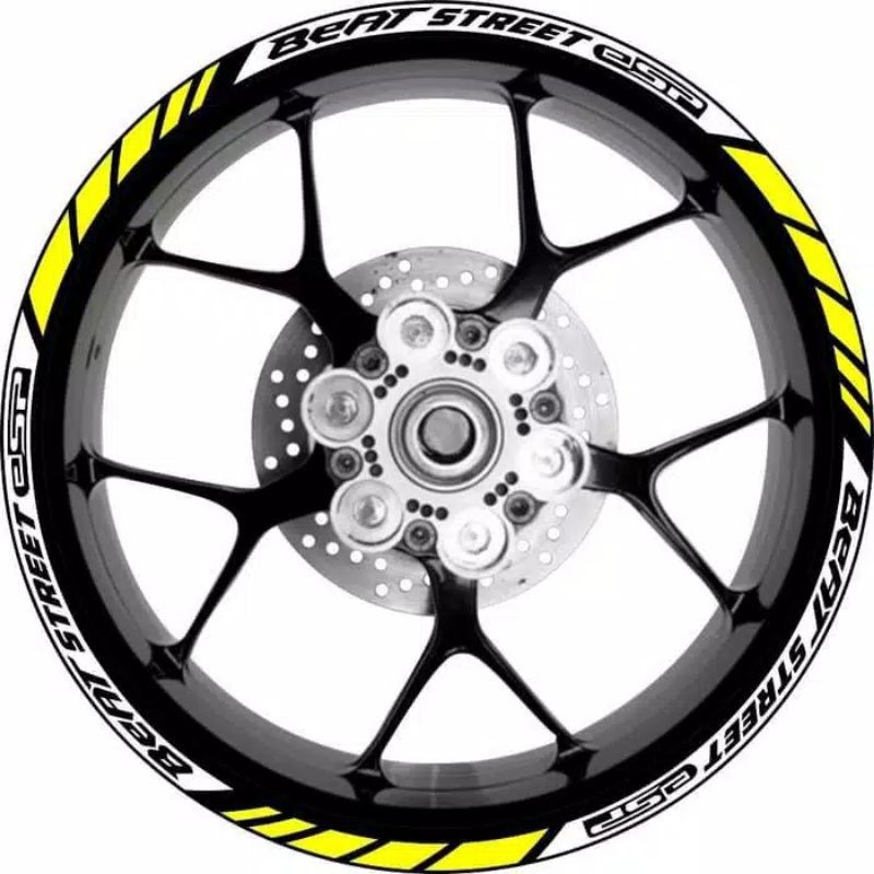 Sticker Rim HONDA BEAT STREET ESP NEW CUTTING STICKER. Honda beat ...