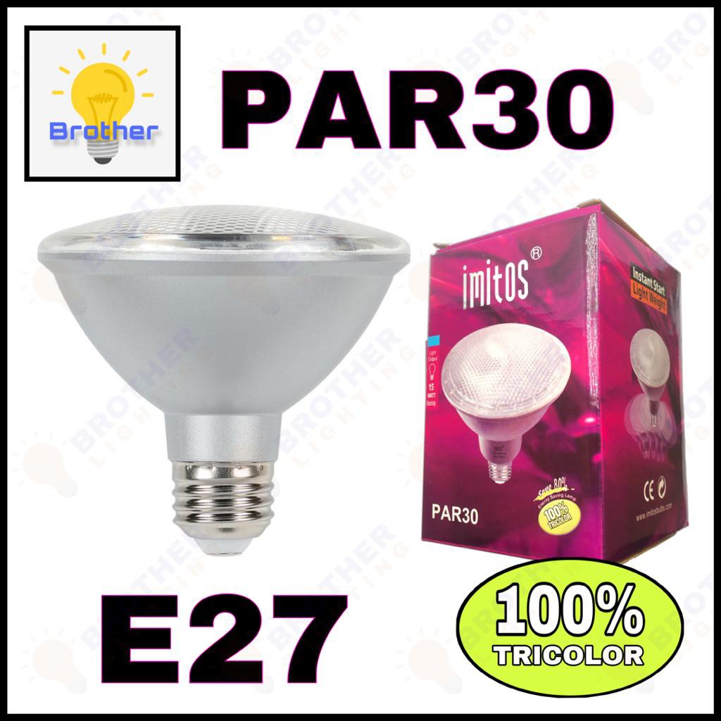 IMITOS PAR 30 Bulb 15W E27 Spotlight Downlight Light Bulb Daylight 80% ...