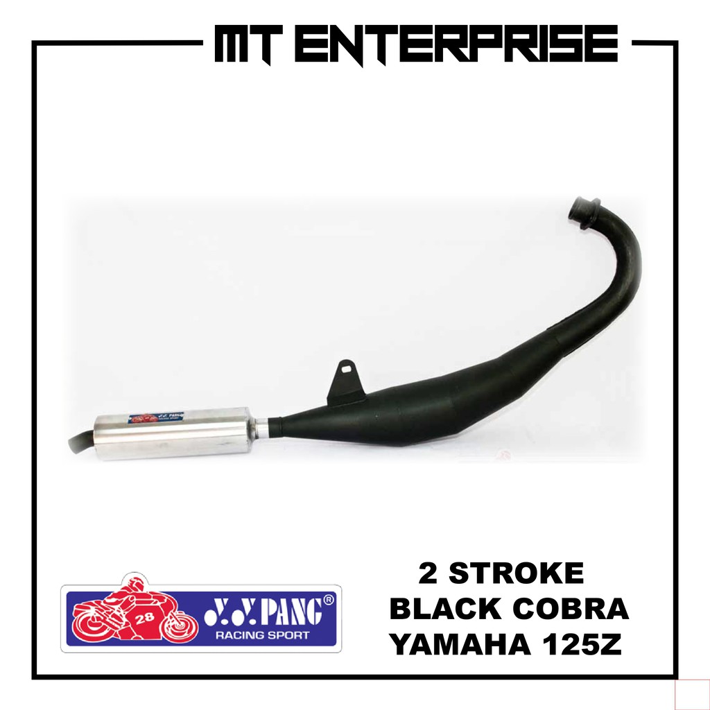 FREE YAMALUBE OIL - YY Pang Original Racing Exhaust Yamaha 125Z - Black ...