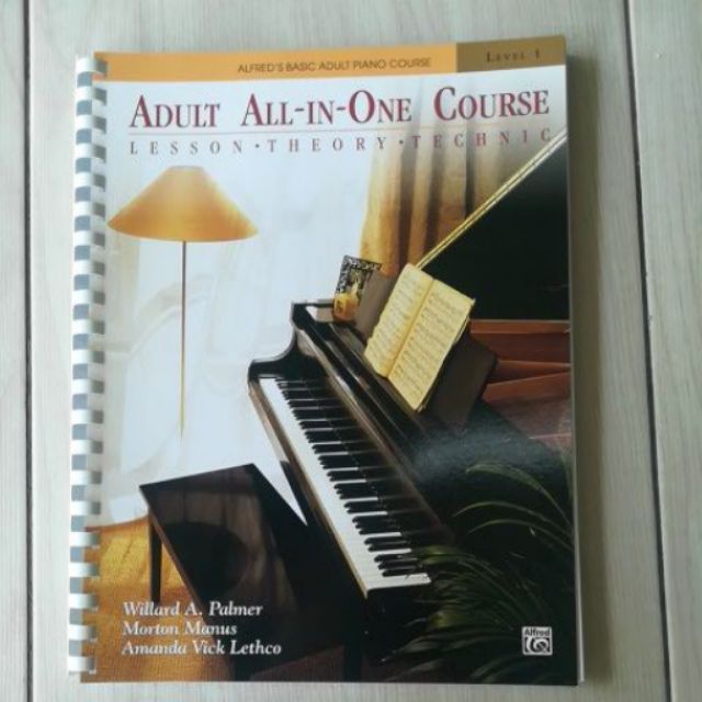 Alfred's Basic Adult piano course book level 1 | Shopee Malaysia