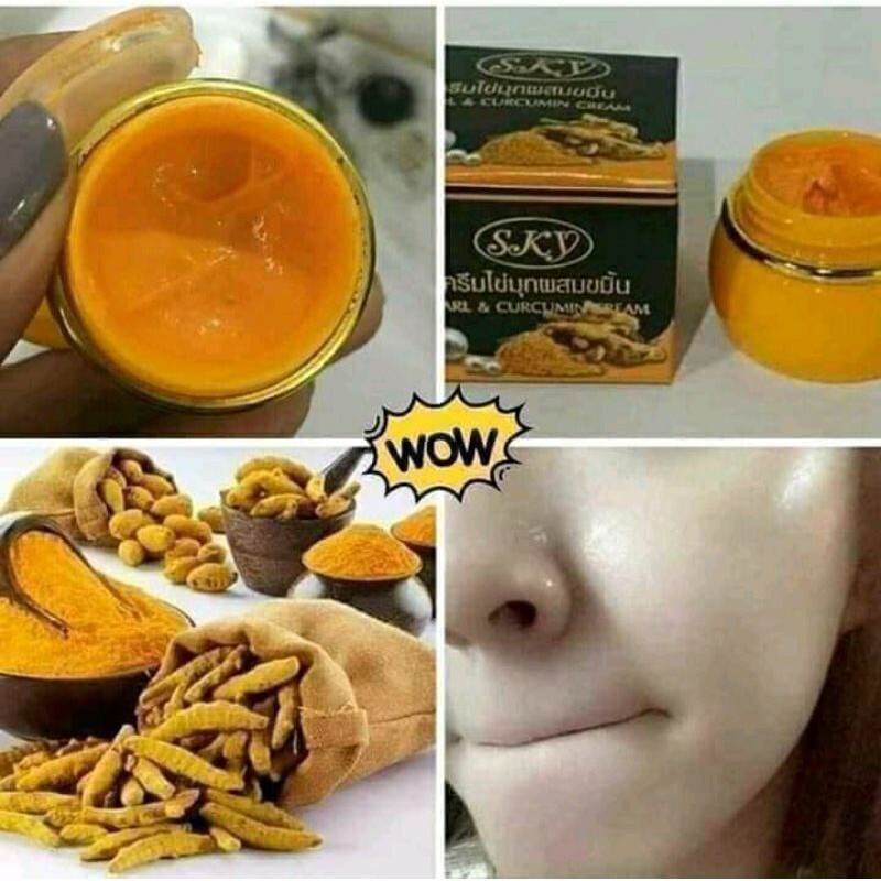 Sky Turmeric Cream + Sky Pearl Cream 20g (1 set) SKY SKIN CARE 3 IN 1 ...