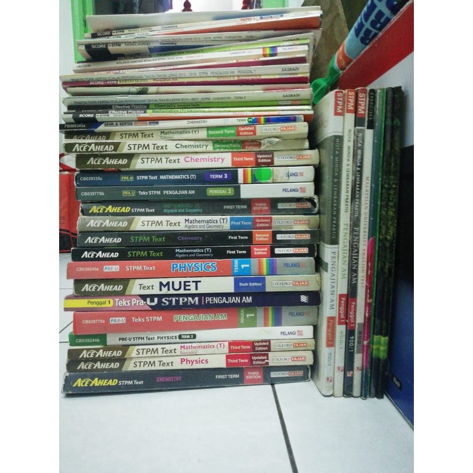STPM Second Hand TEXTBOOK and EXERCISE BOOK SEM 1-3 | Shopee Malaysia