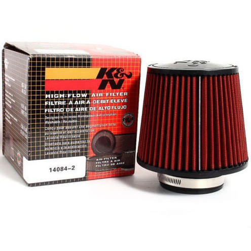 K&N Filter 3' inch Air Filter Open Pod Filter Piping 3' K&N Power ...