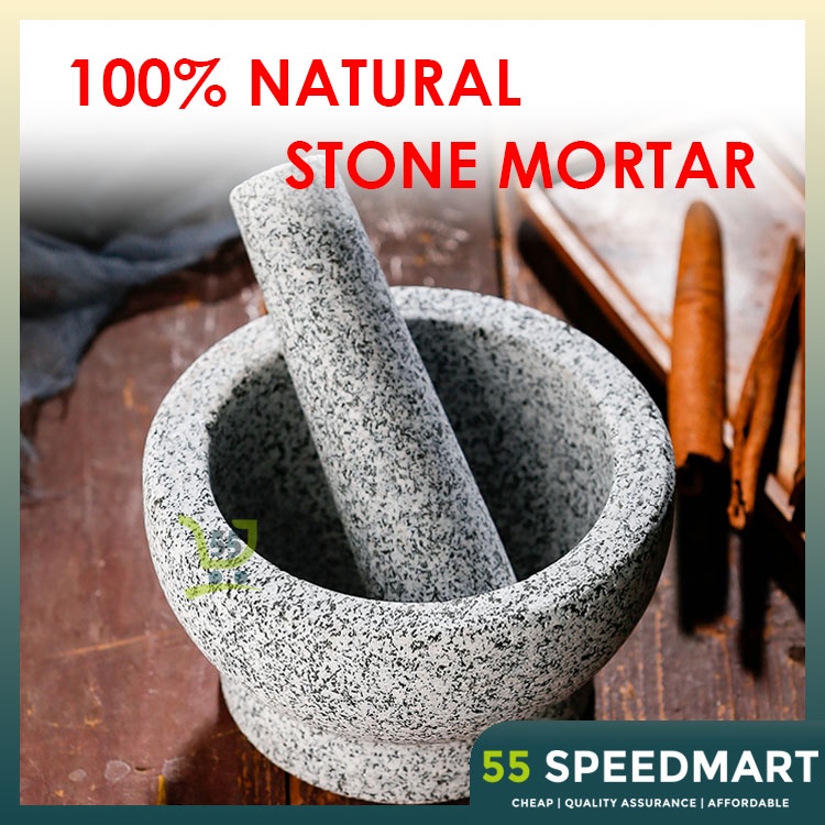 𝟱𝟱𝗦𝗣𝗘𝗘𝗗𝗠𝗔𝗥𝗧 HIGH QUALITY 100% NATURAL STONE MORTAR AND PESTLE LESUNG ...