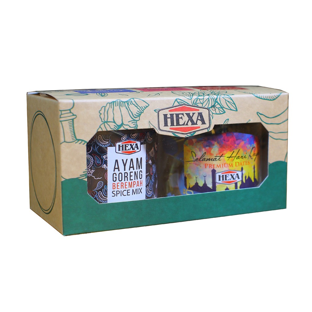 HEXA HALAL Gift Set Ayam Goreng Berempah 150gm Tamrah Chocolate Dates ...
