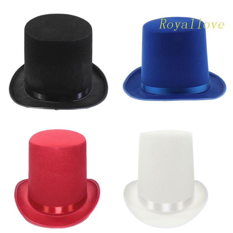 royal Magician Top Hat Black Top Hat Bowler Top Hat Fancy Dress Costume ...