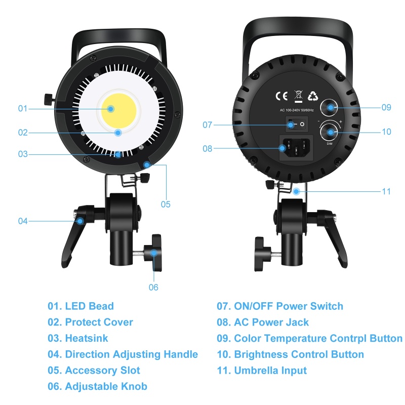 150W White Lamp With Tripod Softbox Diffuser Light Kit Photography ...