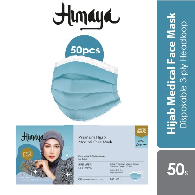 Himaya Premium Hijab (Headloop) Medical Face Mask 50 Pcs | Shopee Malaysia