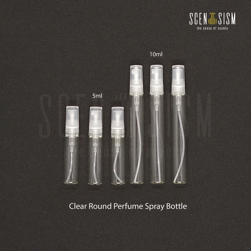 DIY Perfume Decant Kit 5ml / 10ml Clear Round Perfume Spray Bottle ...
