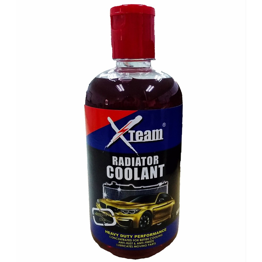 Xteam Radiator Coolant Red glycol liquid antifreeze prevent engine ...