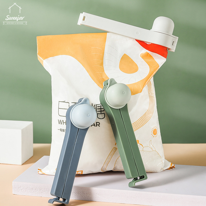 SWEEJAR 3PC of Set Sealing Clip with Nozzle Food Snack Plastic Reusable ...