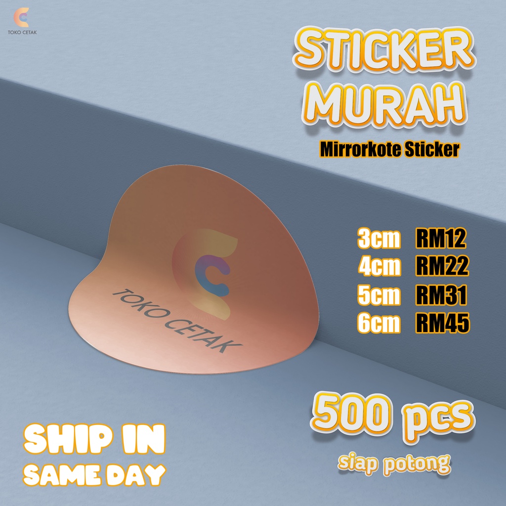 Sticker Label Produk 500pcs/1000pcs [SIAP CUTTING] SHIP IN 24 HOURS ...