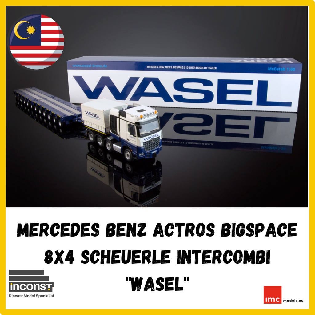 IMC Models Mercedes Benz Actros Bigspace 8x4 Scheuerle InterCombi ...