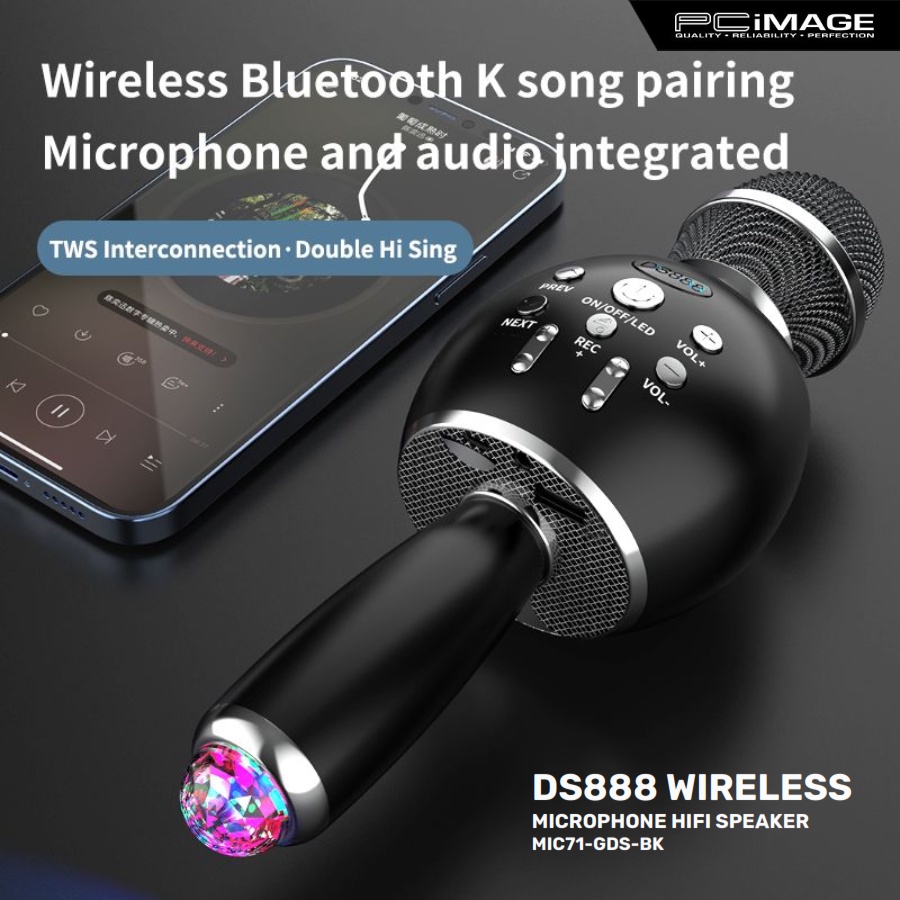 DS888 Wireless Microphone Hifi Speaker | Shopee Malaysia