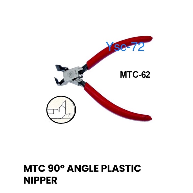 MTC 62 90° ANGLE PLASTIC NIPPER CUTTER 150MM MTC 62 MADE IN JAPAN | Shopee Malaysia
