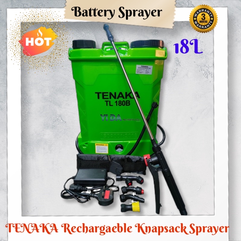 [NEW]TENAKA Rechargaeble Knapsack Sprayer/Disinfectant Battery Pump/Pam ...